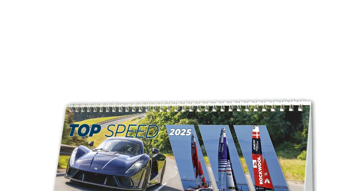 Top Speed Desk Branded Calendar | Brunel Trade Services